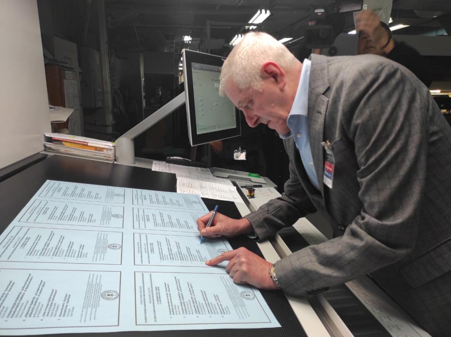 Printing of Ballots for Direct Elections of National Minority Council ...